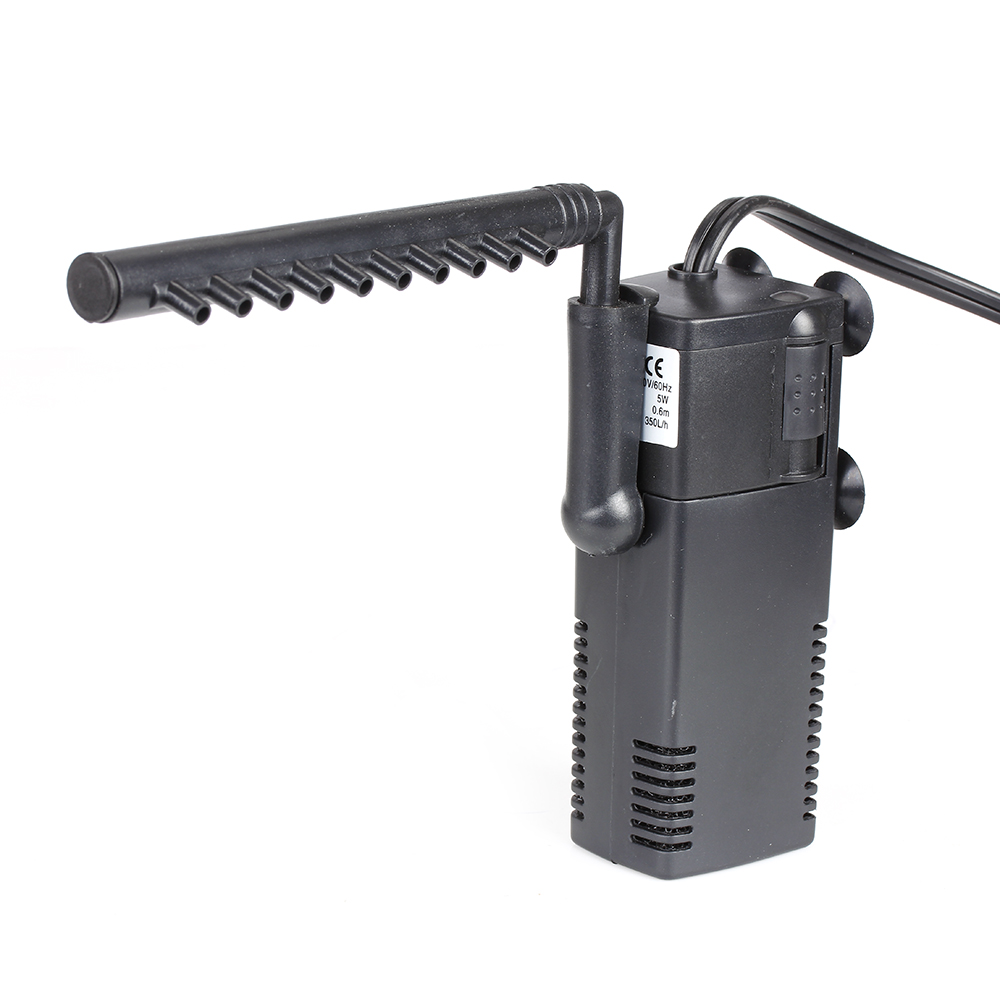 CE Compass Aquarium Internal Filter 90 GPH 350L/H Submersible 3-in-1 ...