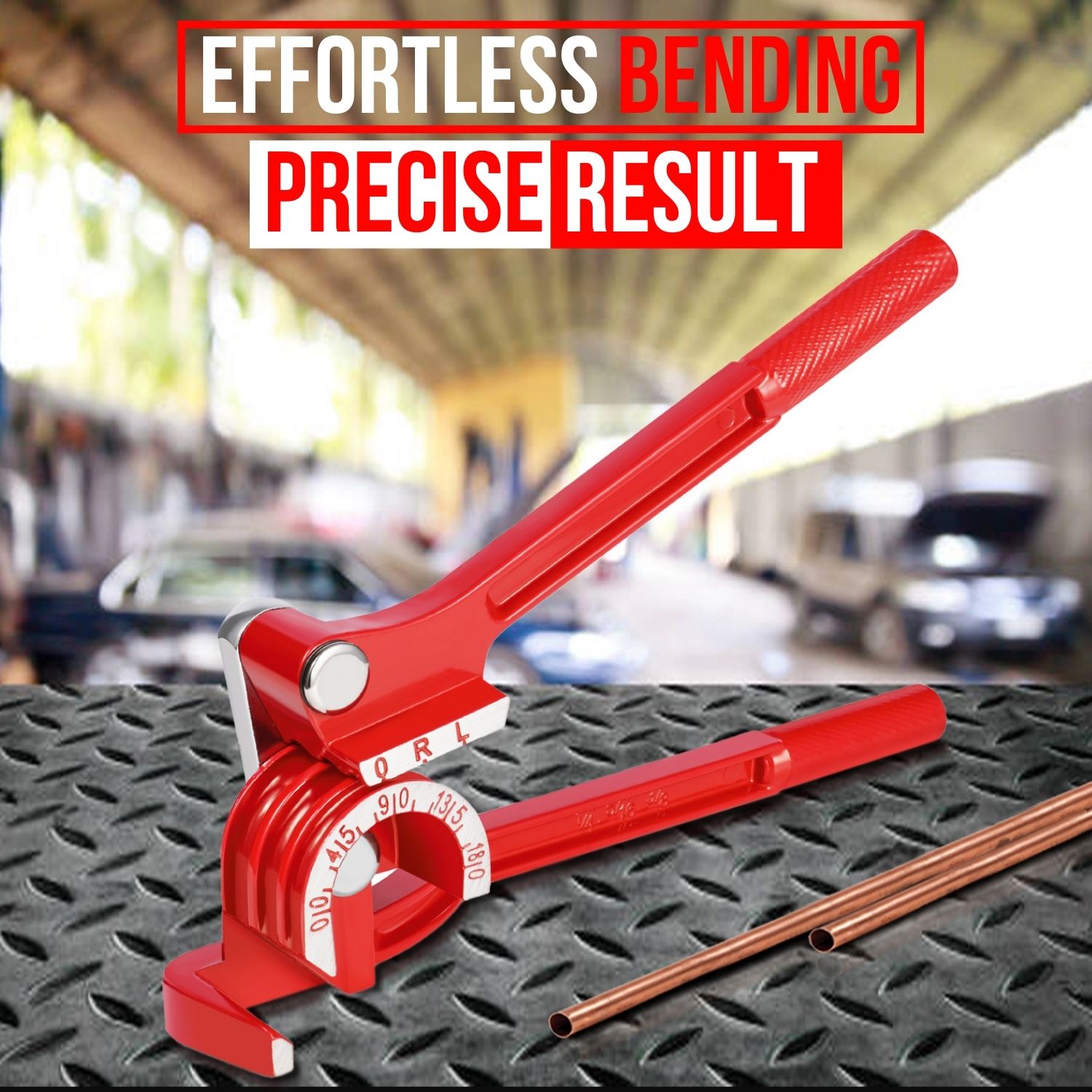 Rebound Resistant Mallet 180 Degree Tubing Bender 3-in-1 Tool - Heavy ...